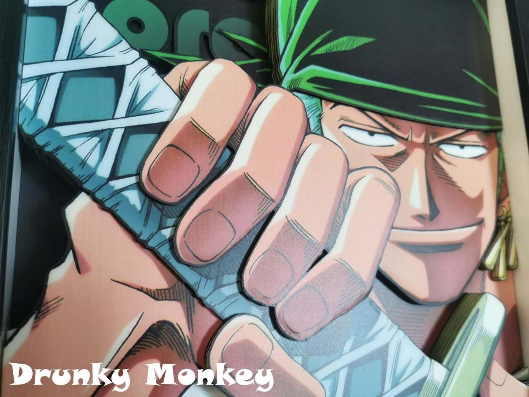 Drunky Monkey - Roronoa Zoro Frame, Hobbies & Toys, Toys & Games on ...