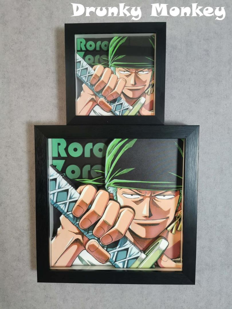Drunky Monkey - Roronoa Zoro Frame, Hobbies & Toys, Toys & Games on ...