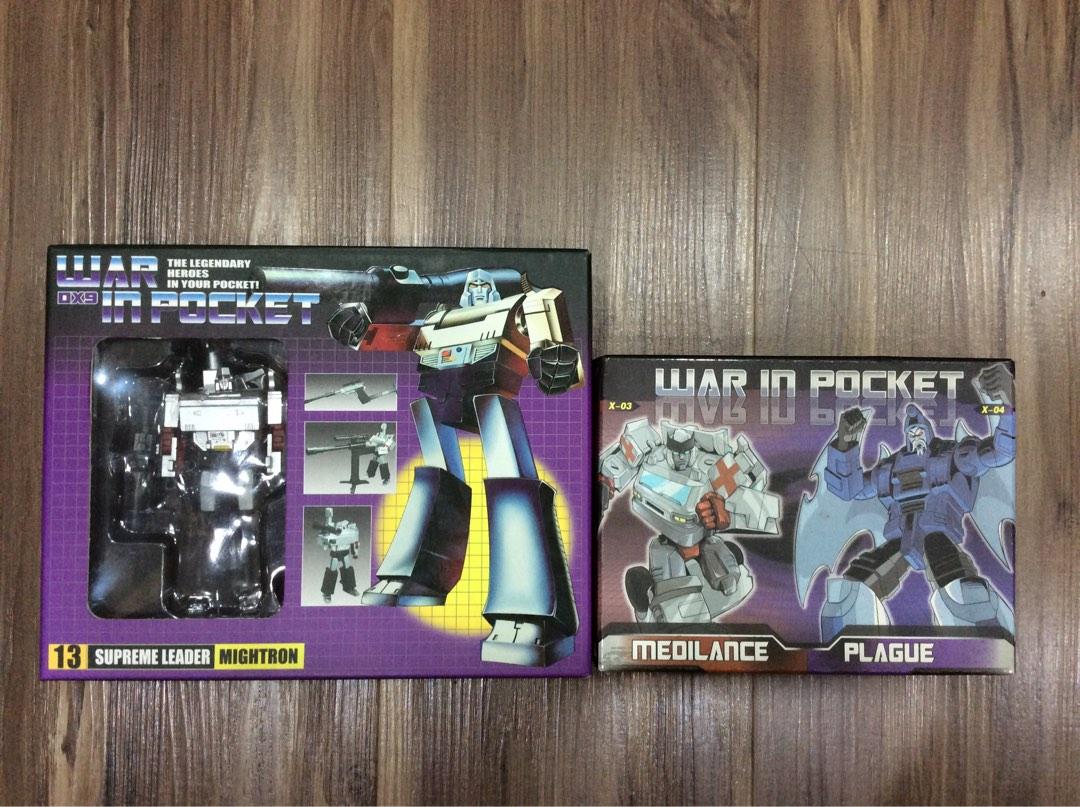 DX9 War in Pocket - Transformers X13 Mightron / Megatron, Medilance ...