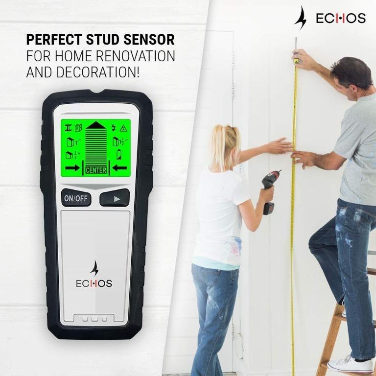 ECHOS (TH430) Stud Finder, Electric Stud Detector, 5-in-1 Mufti ...