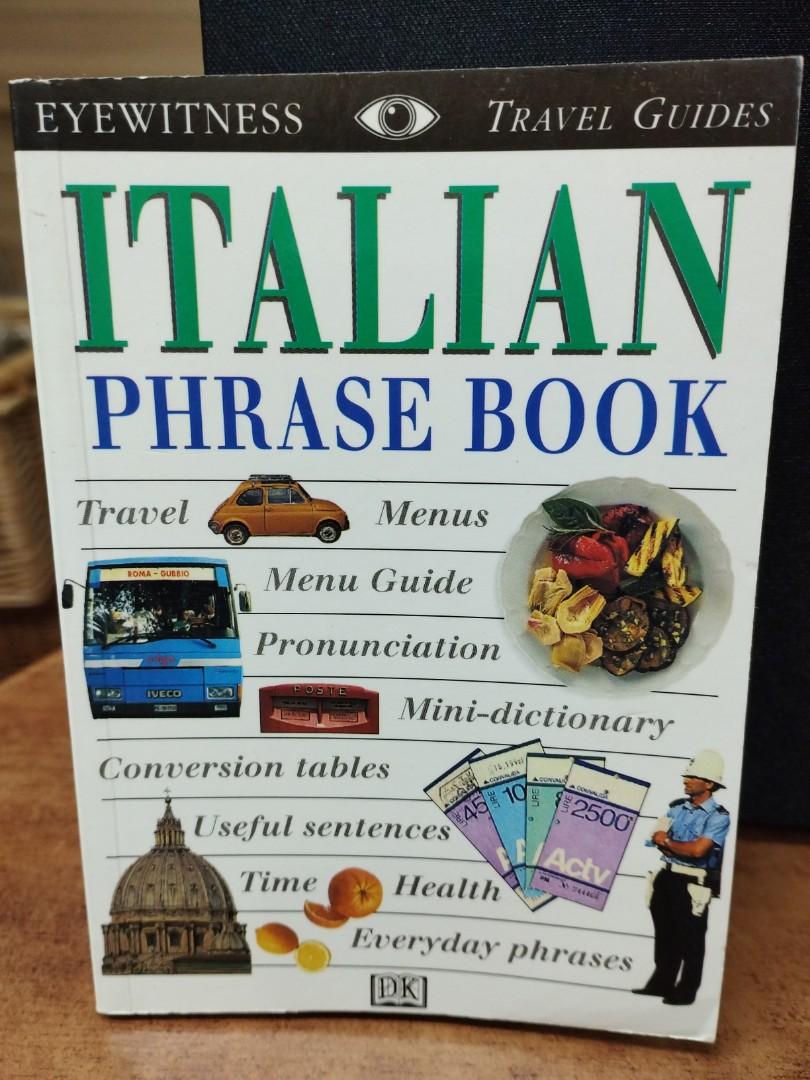 (ENG) Italian Phrase Book, Hobbies & Toys, Books & Magazines, Travel ...