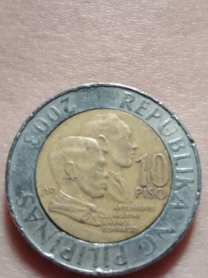 Error 10 piso BSP Philippines coin, Hobbies & Toys, Memorabilia ...