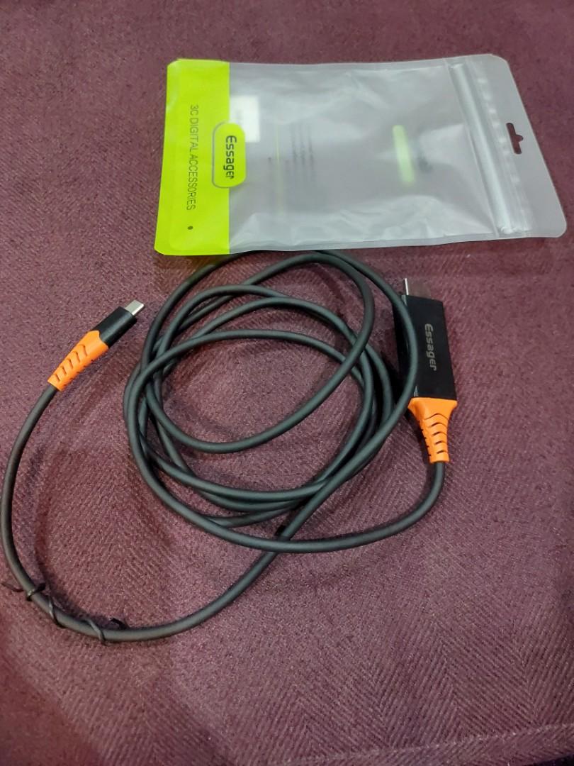 Essager Type C -HDMI, Computers & Tech, Parts & Accessories, Cables & Adaptors on Carousell