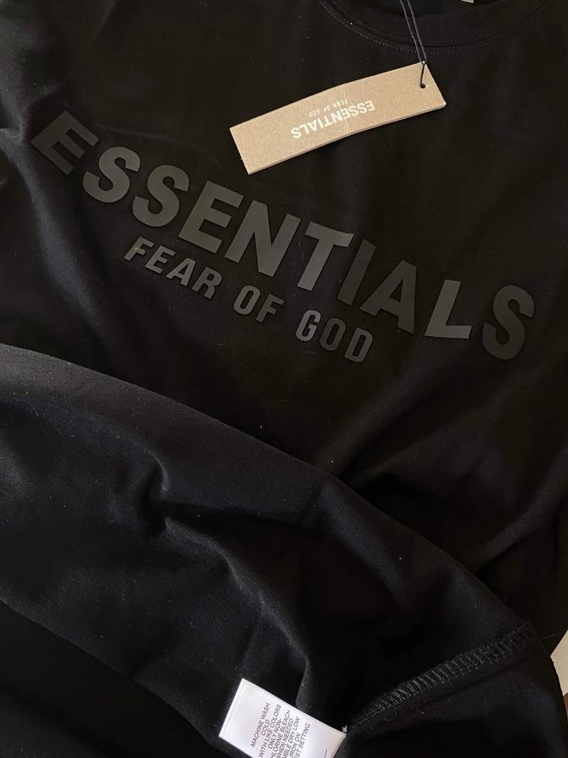 ESSENTIAL BLACK FOG, Men's Fashion, Activewear on Carousell