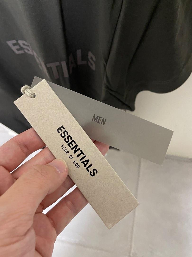 FOG Essentials Off Black T shirt FW22, Men's Fashion, Tops & Sets ...