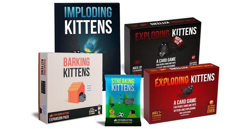 Exploding Kittens Card Game Imploding Kittens Expansions, Hobbies ...