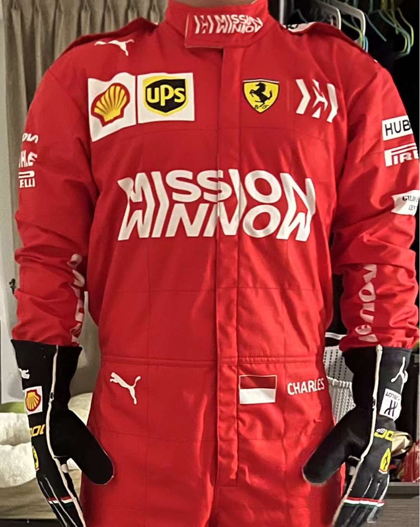 Ferrari 2021 F1 racing suit Charles Leclerc Replica, Motorcycles ...