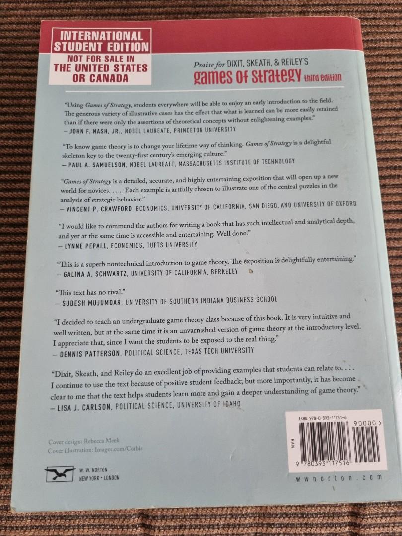 Games of Strategy, Hobbies & Toys, Books & Magazines, Textbooks on ...