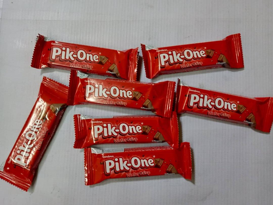 Gandour Pik One Wafer Crisp Chocolate 2 Fingers 15.5g x 24pcs, Food ...