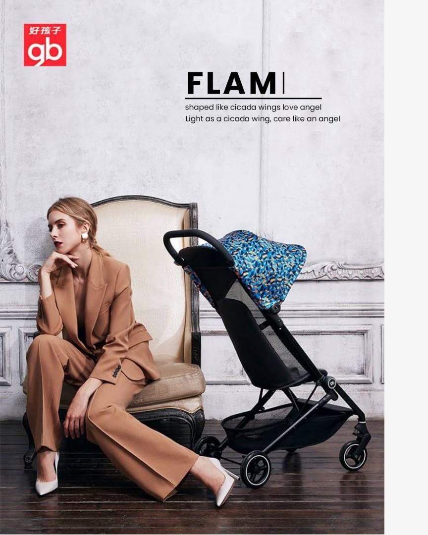 GB-STORE [100% ORIGINAL] gb stroller lightweight folding FLAM stroller ...