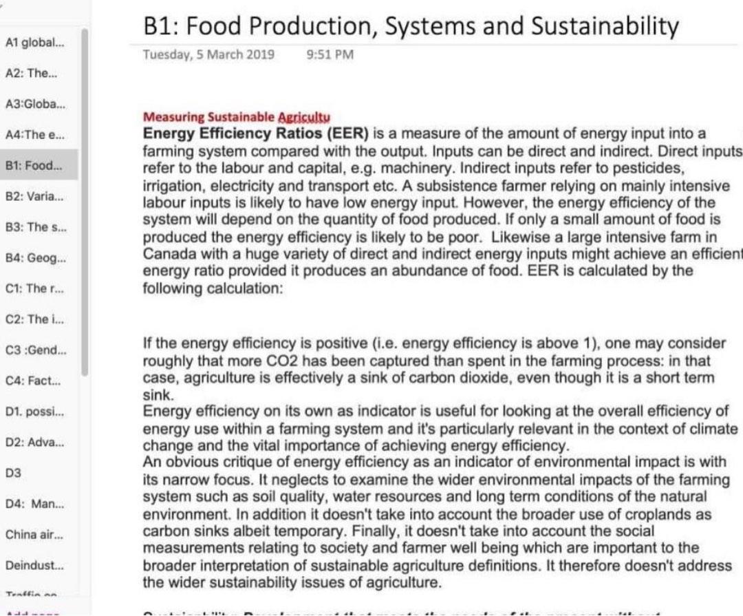GEOGRAPHY IB NOTES, Hobbies & Toys, Books & Magazines, Assessment Books ...