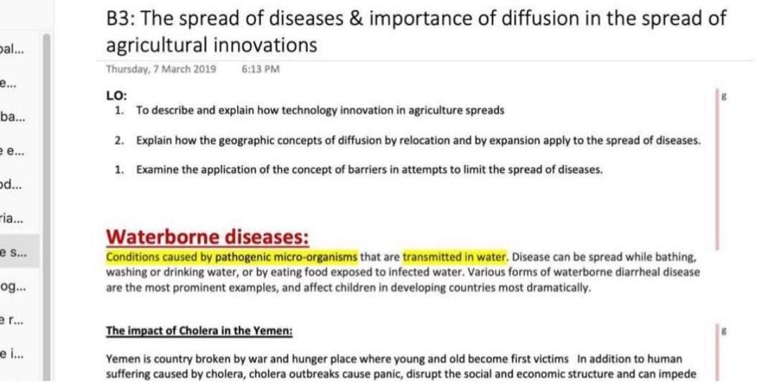 GEOGRAPHY IB NOTES, Hobbies & Toys, Books & Magazines, Assessment Books ...