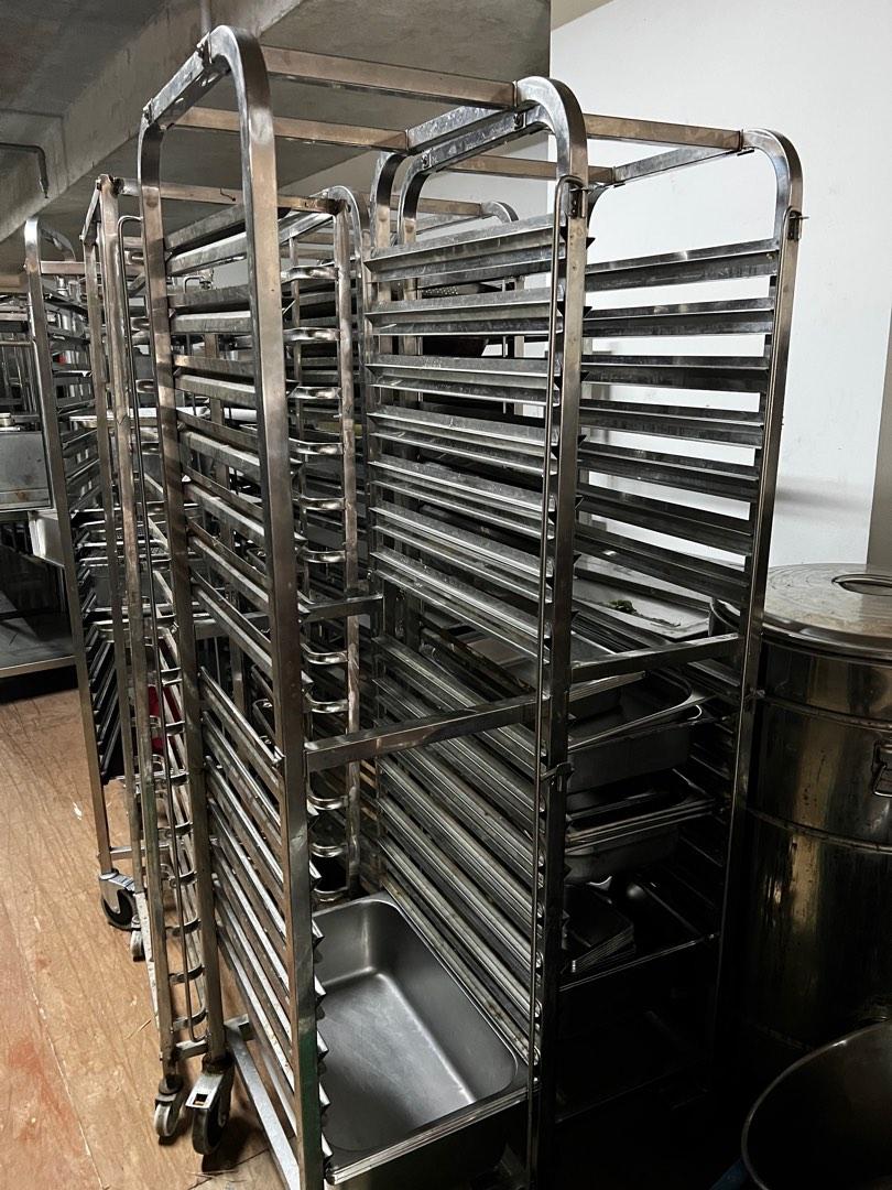 Gn pan trolley / cooling rack for gn 1/1 pan, TV & Home Appliances ...