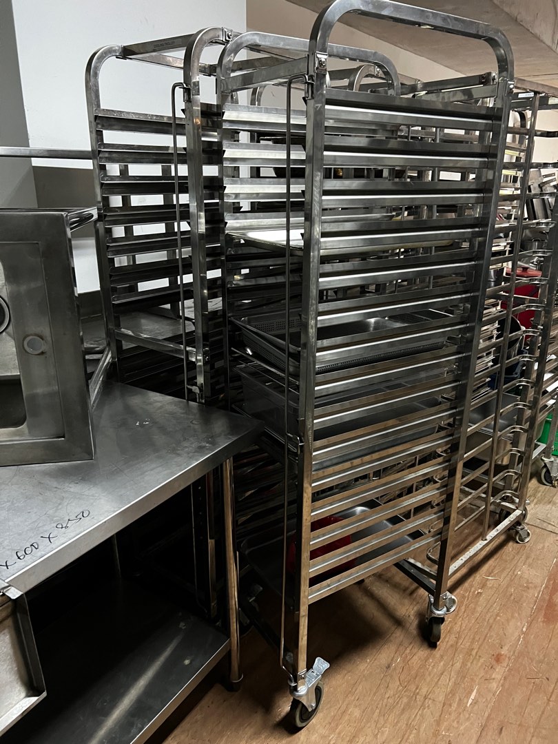 Gn pan trolley / cooling rack for gn 1/1 pan, TV & Home Appliances ...