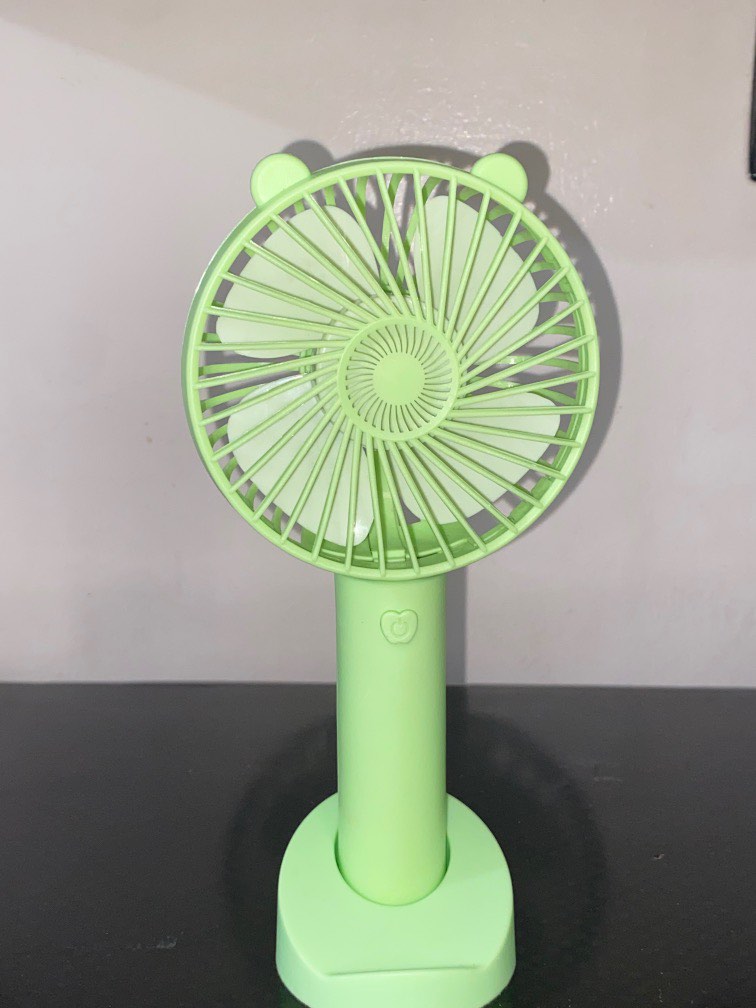 Green Portable Fan, Furniture & Home Living, Lighting & Fans, Fans on ...