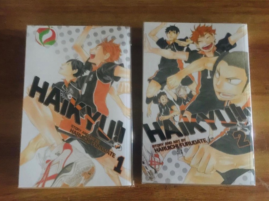 Haikyu Manga Volume 1 and 2 Viz Media, Hobbies & Toys, Books ...