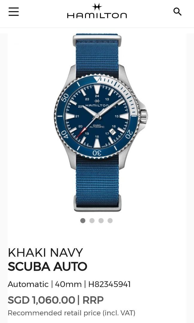 Hamilton Khaki Watch, Men's Fashion, Watches & Accessories, Watches on ...