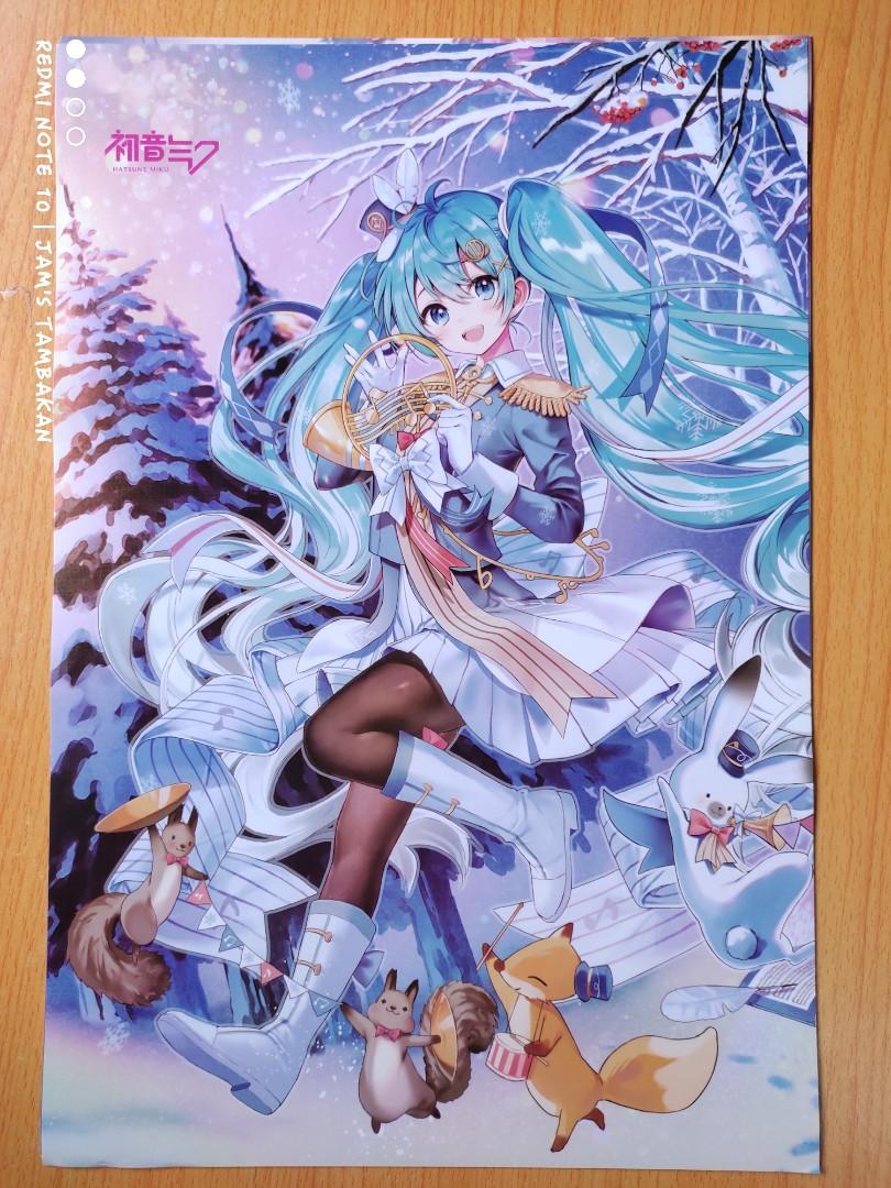 Hatsune Miku A3 Sized Poster, Hobbies & Toys, Stationary & Craft, Art ...