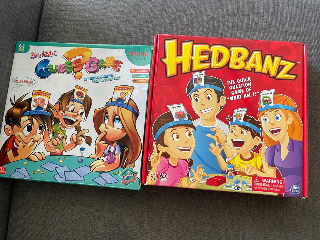 Hedbanz and Guess Game Children Question Games, Hobbies & Toys, Toys ...