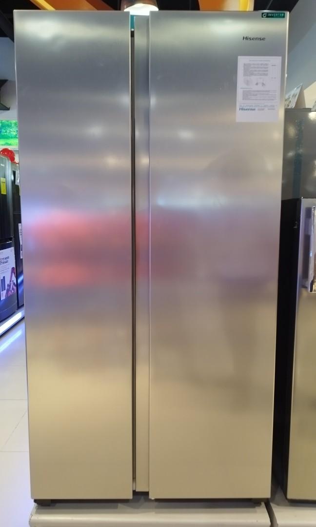 Hisense 20.cuft Side BY Side Inverter Refrigerator BRAND NEW AND SEALED ...