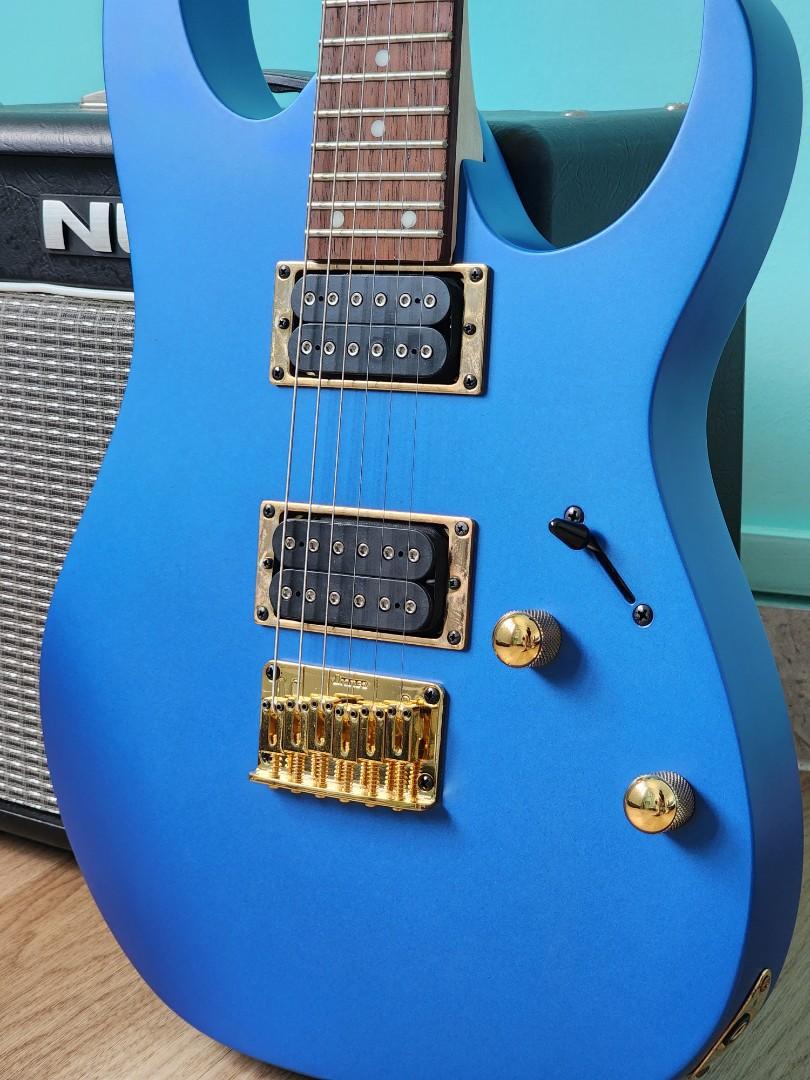 Ibanez RG421G Laser Blue Matte Electric Guitar, Hobbies & Toys, Music ...