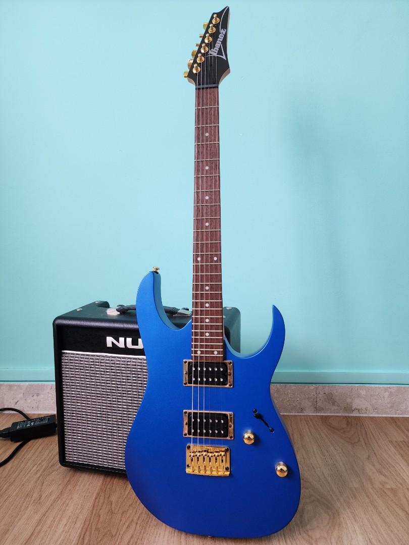 Ibanez RG421G Laser Blue Matte Electric Guitar, Hobbies & Toys, Music ...