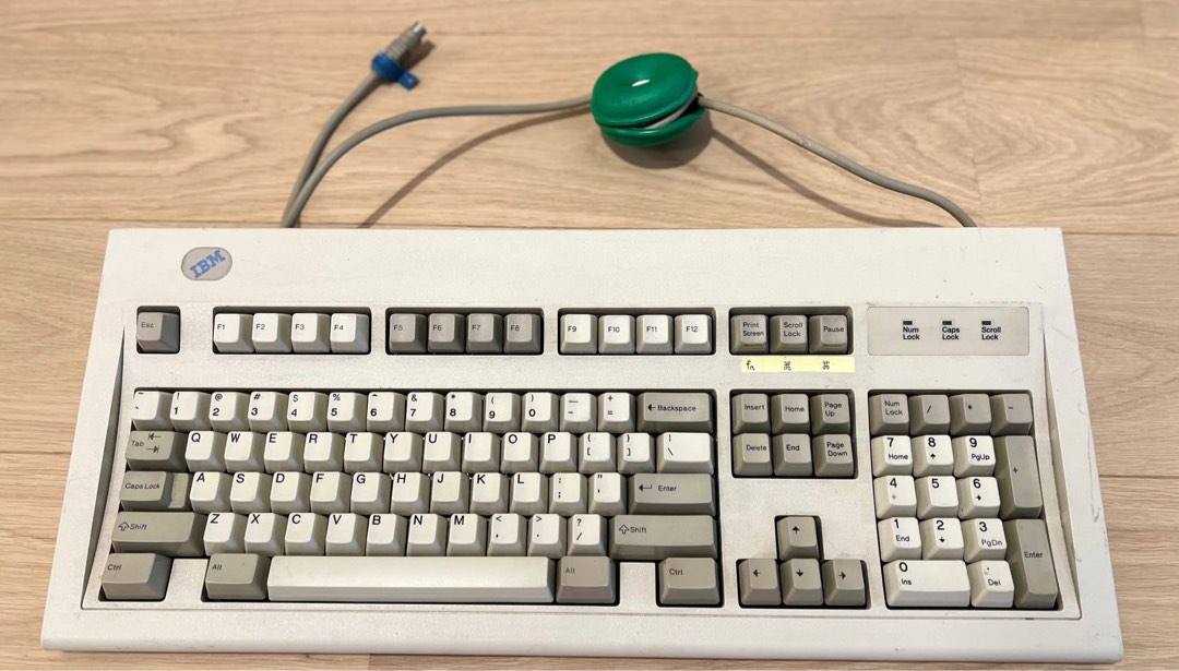IBM Model M Mechanical Keyboard 機械鍵盤 (PS/2), 電腦＆科技, 電腦周邊及配件, 電腦鍵盤及相關產品 ...