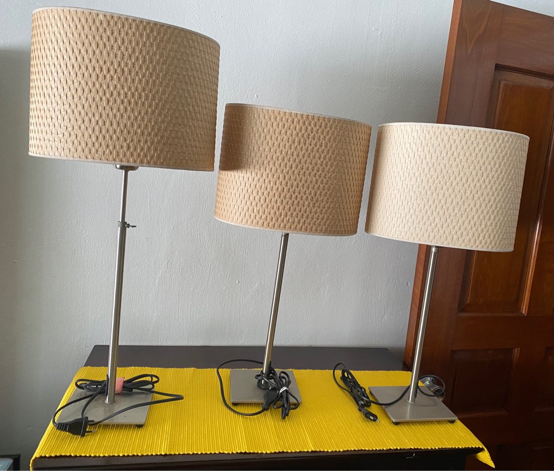 IKEA Alang table lamp X3, Furniture & Home Living, Lighting & Fans ...