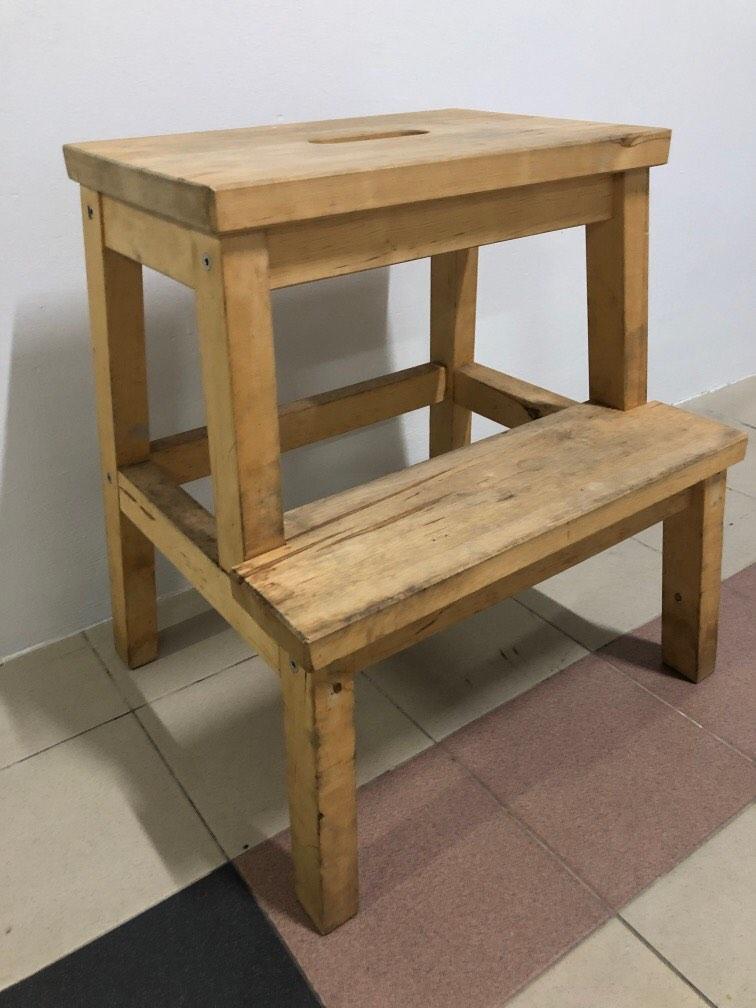 IKEA Wooden Step Stool Bekvam / Mojlighet stationeries and accessories ...