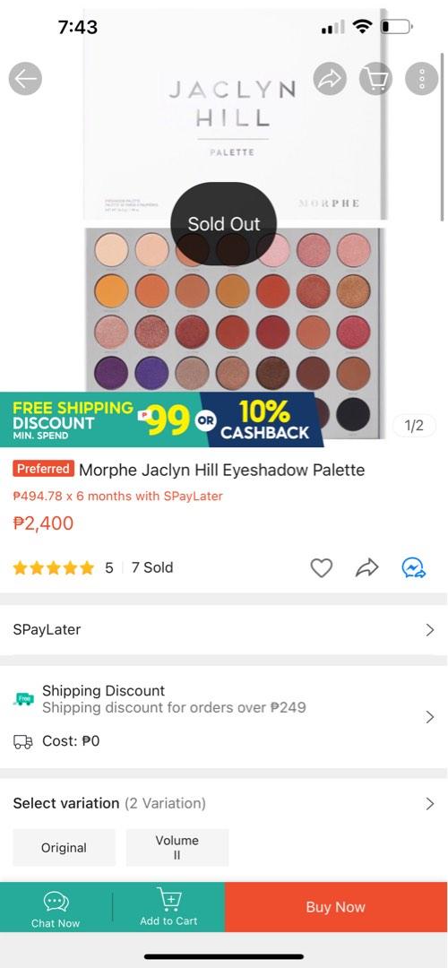 Jaclyn Hill Morphe Palette - NEVER USED, Beauty & Personal Care, Face, Makeup on Carousell
