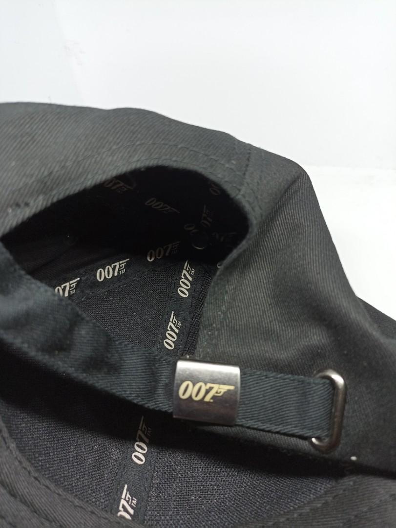 JAMES BOND SPECTRE SYMBOL EMBROIDERED BASEBALL CAP - BLACK ON BLACK ...