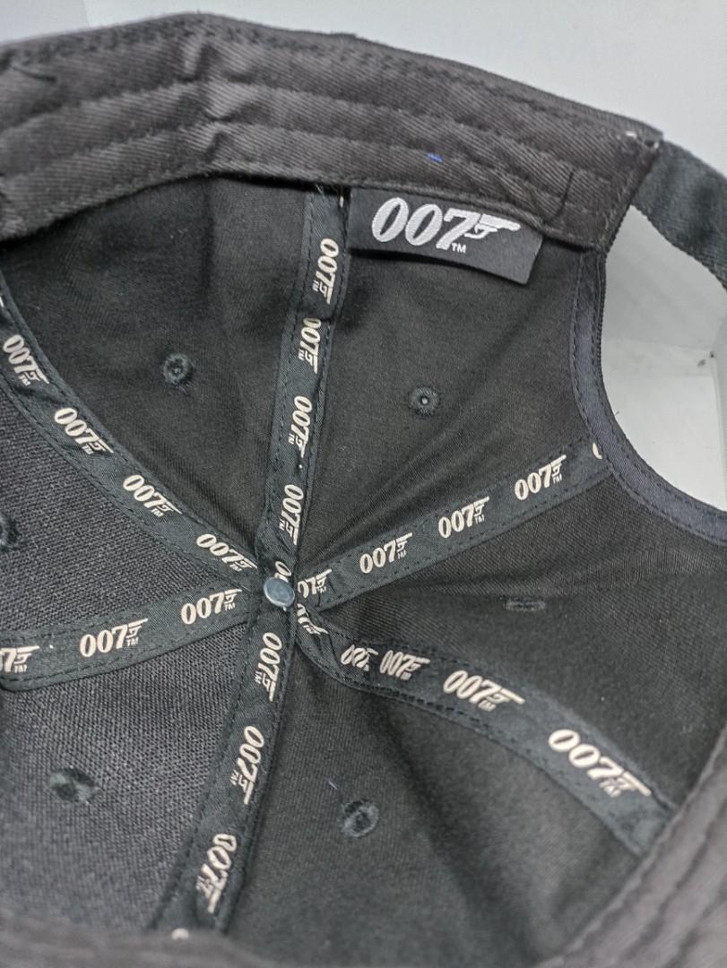 JAMES BOND SPECTRE SYMBOL EMBROIDERED BASEBALL CAP - BLACK ON BLACK ...