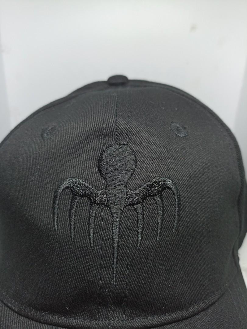 JAMES BOND SPECTRE SYMBOL EMBROIDERED BASEBALL CAP - BLACK ON BLACK ...