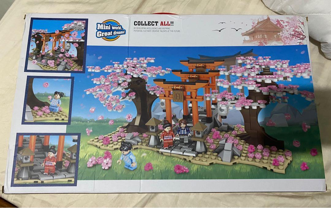 Jap shrine Sakura building block lego, Hobbies & Toys, Toys & Games on ...