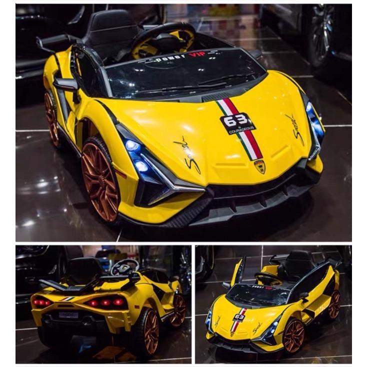 Kids Electric Car Lamborghini with Remote Control Kid Ride Kid Drive on ...