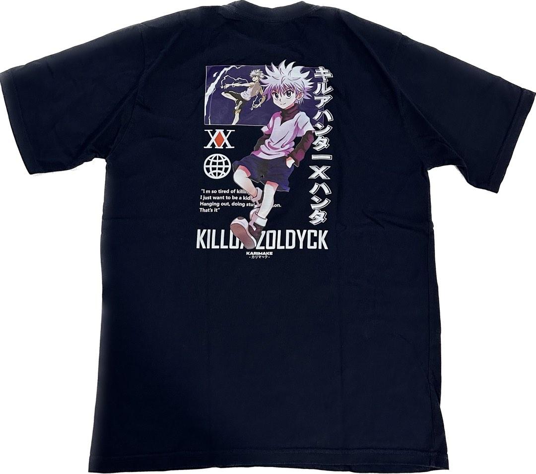Killua T-Shirt, Men's Fashion, Tops & Sets, Tshirts & Polo Shirts on ...