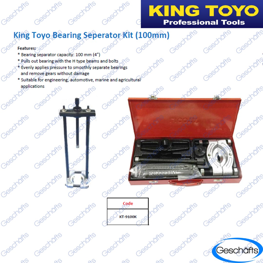 King Toyo Bearing Seperator Kit Set (100mm), Furniture & Home Living ...