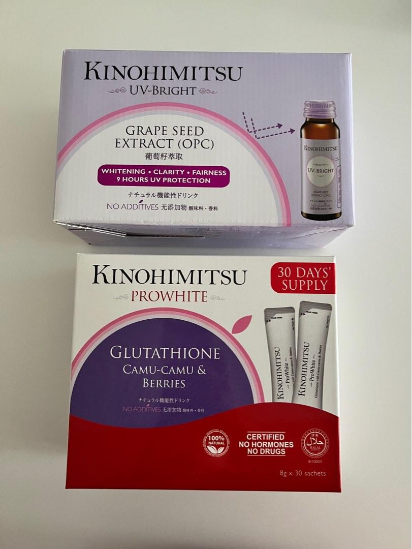 Kinohimitsu Pro White and UV Bright, Health & Nutrition, Health ...