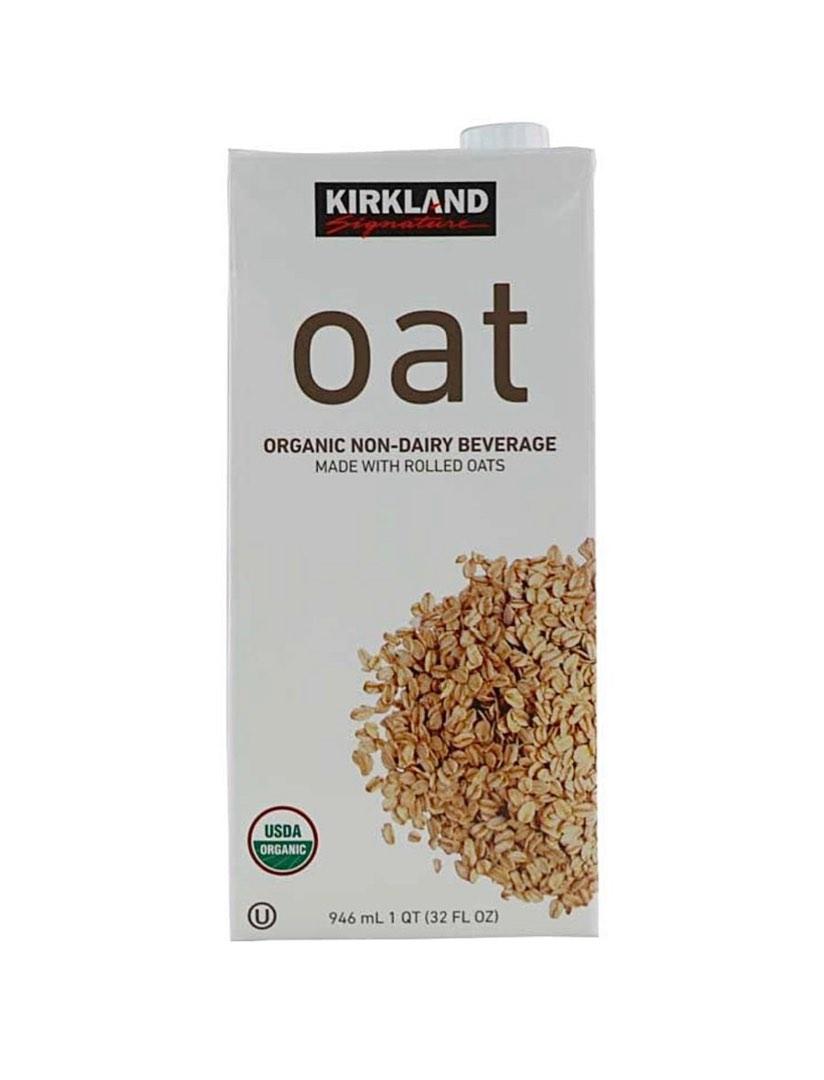KIRKLAND SIGNATURE 100% Authentic Organic Unsweetened Oat Milk 946ML ...