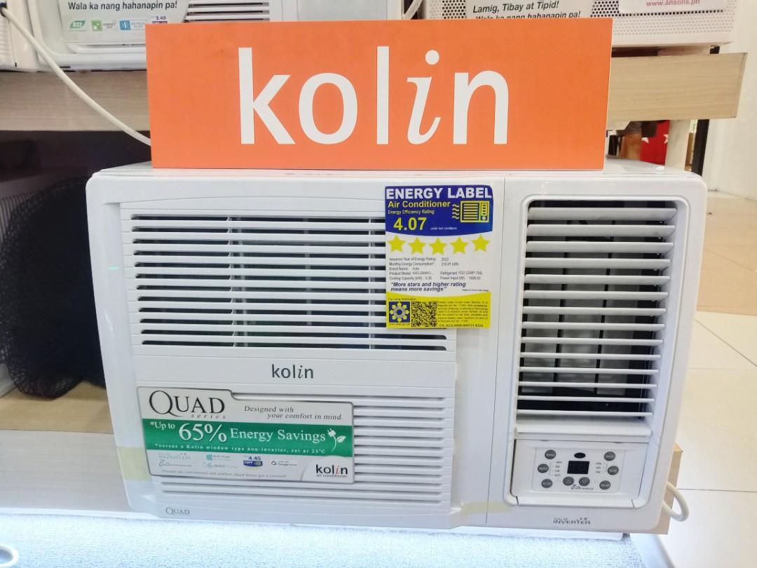 Kolin Quad Series Window Type Full Dc Inverter, TV & Home Appliances ...