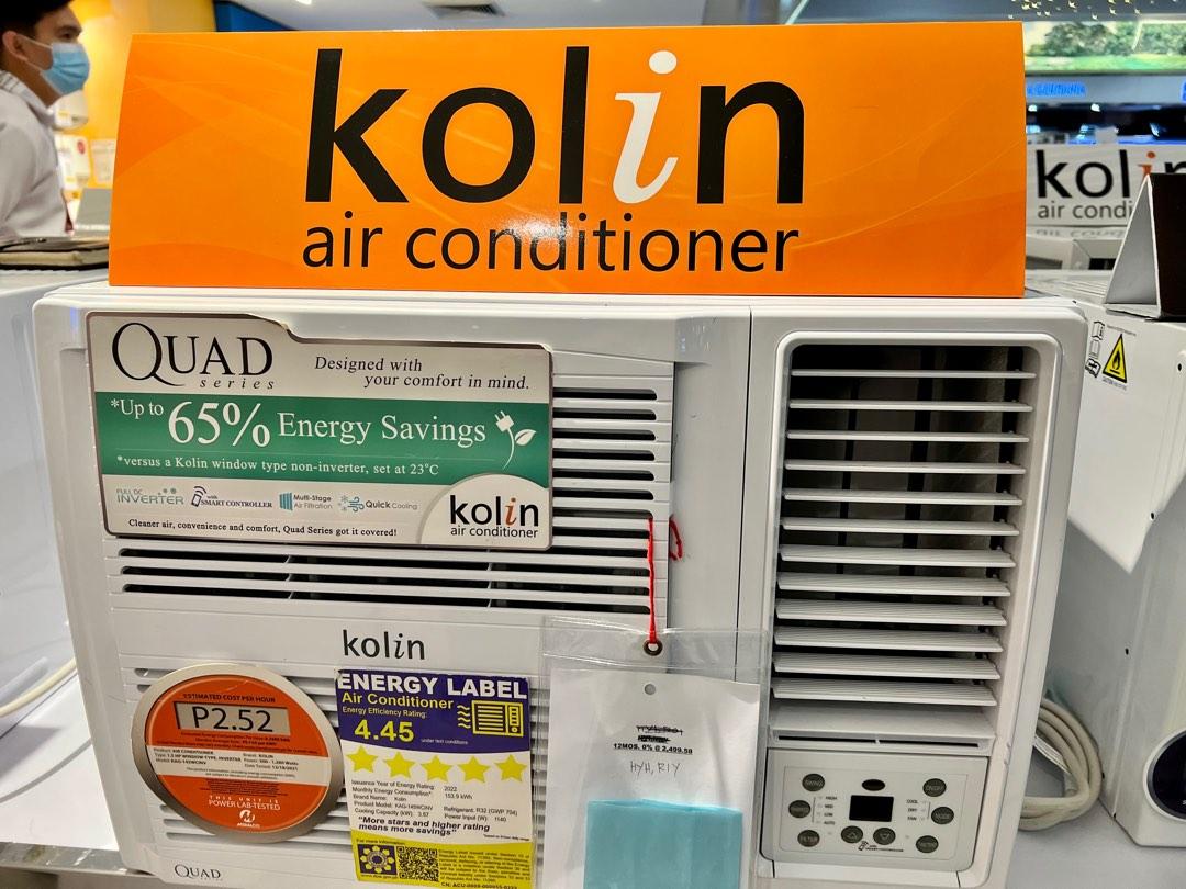 Kolin Window Type Aircon, TV & Home Appliances, Air Conditioning and ...
