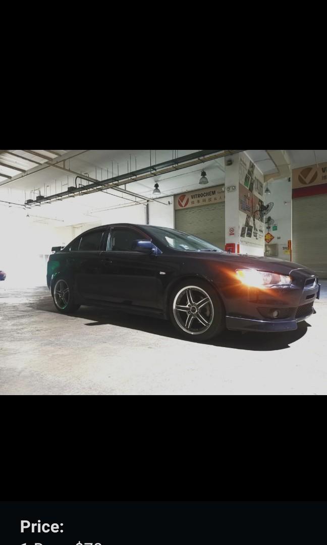 lancer ex HKS exhaust, Car Accessories, Accessories on Carousell