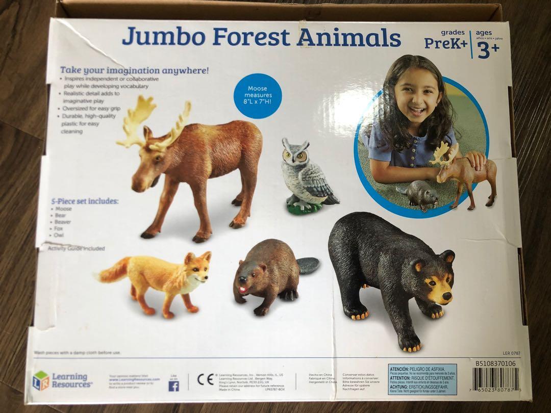 Learning Resources - Jumbo Forest Animals, Hobbies & Toys, Toys & Games ... Learning Resources - Jumbo Forest Animals, Hobbies & Toys, Toys & Games ...