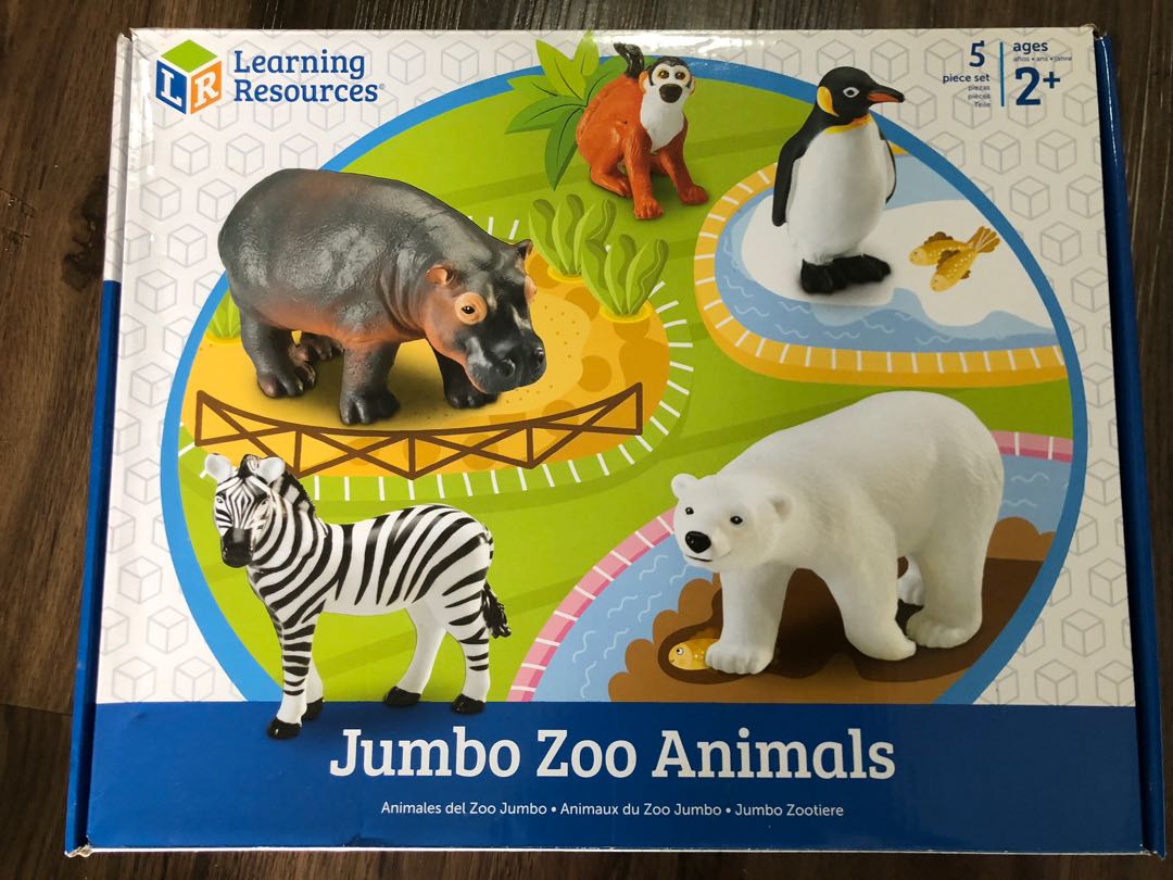 Learning Resources - Jumbo Zoo Animals, Hobbies & Toys, Toys & Games on Carousell