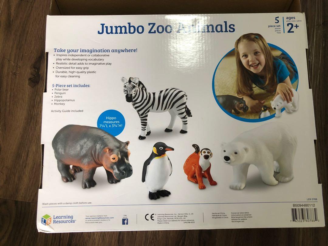 Learning Resources - Jumbo Zoo Animals, Hobbies & Toys, Toys & Games on Carousell
