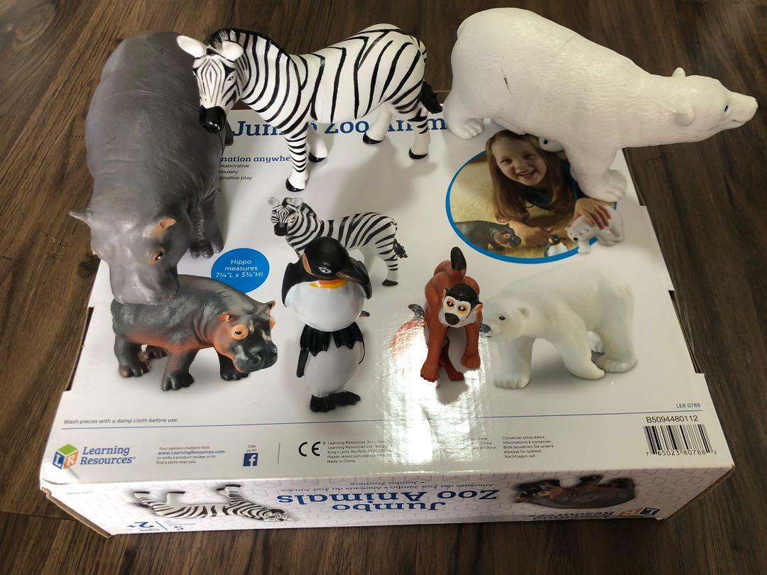 Learning Resources - Jumbo Zoo Animals, Hobbies & Toys, Toys & Games on Carousell