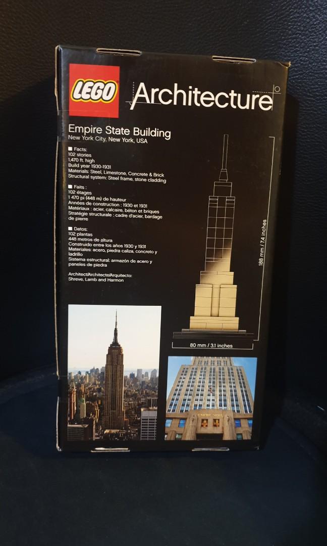 Lego 21002 Architecture Empire State Building, Hobbies & Toys, Toys ...