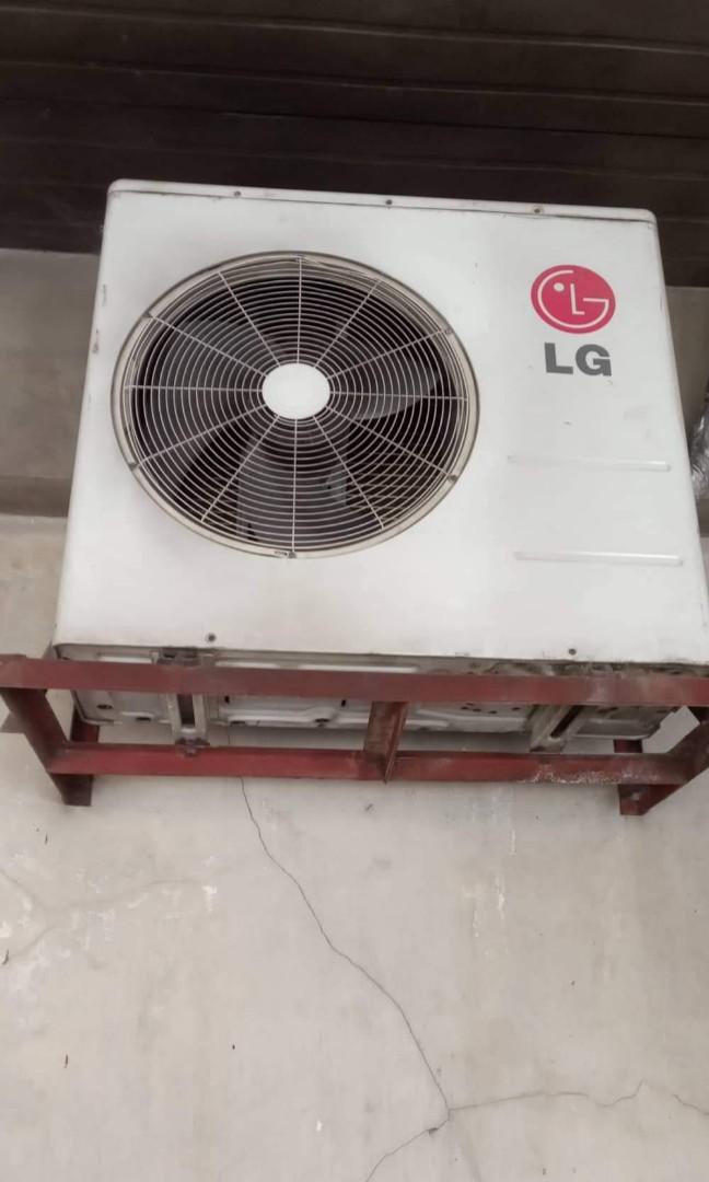 LG 3TR Floor Stand Aircon, TV & Home Appliances, Air Conditioning and ...