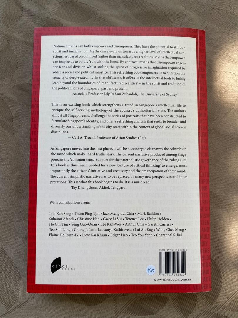 Living with Myths in Singapore by Kah Seng Loh, Jack Meng-Tat Chia ...