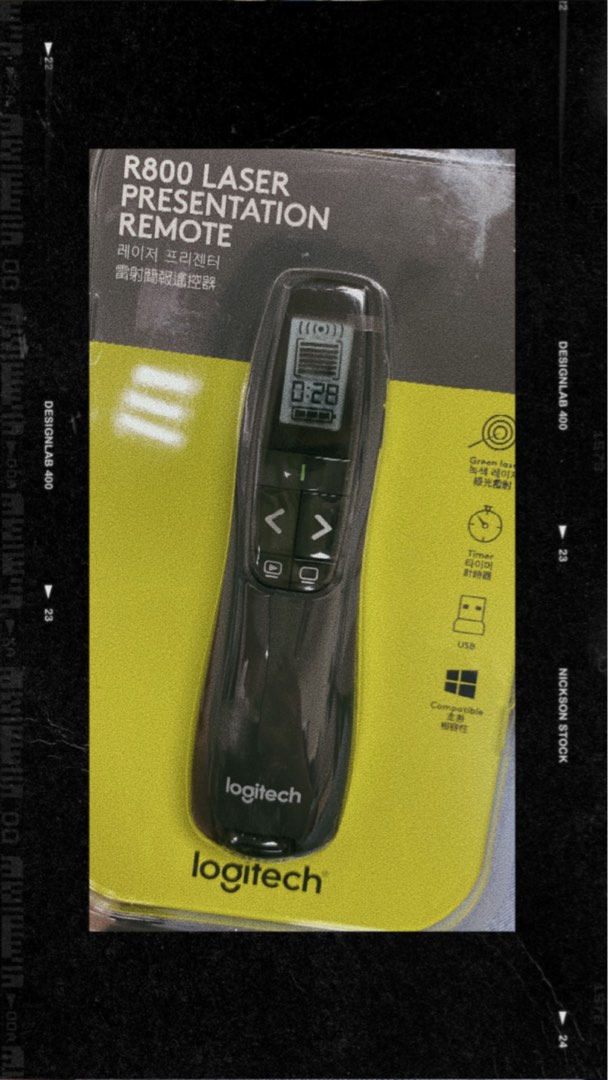 Logitech羅技簡報器/型號R800, 電腦及科技產品, 電腦周邊產品, 電腦鍵盤及相關產品在旋轉拍賣